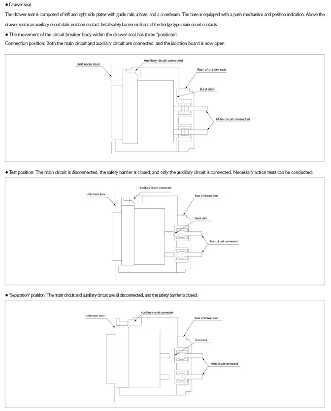 Sentai Tsw1-6300 Draw-out Fixed Type Acb Air Circuit Breakers 3p 6300a ...