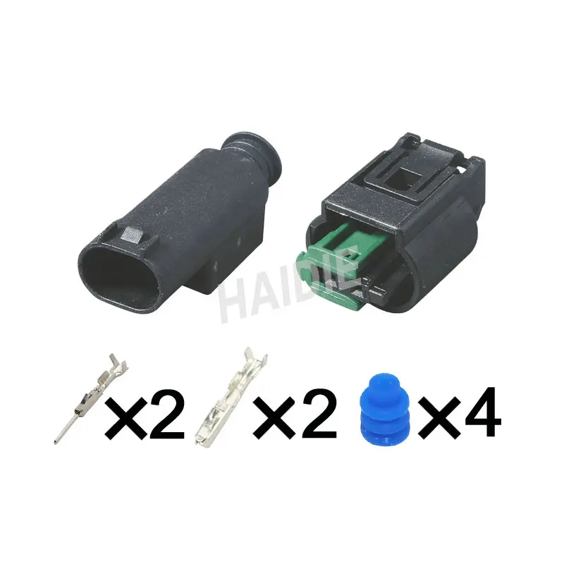 2 Pin Male Plug Auto Waterproof Wire Harness Connector 1-967570-3 ...
