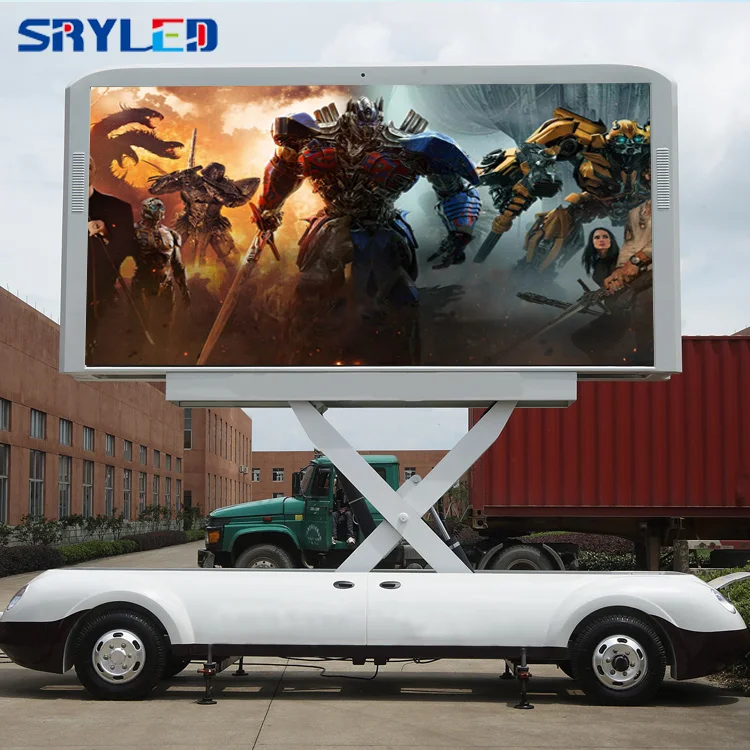 SRYLED Outdoor Digital Signage Display Screen 6mm/8mm/10mm Mobile LED ...