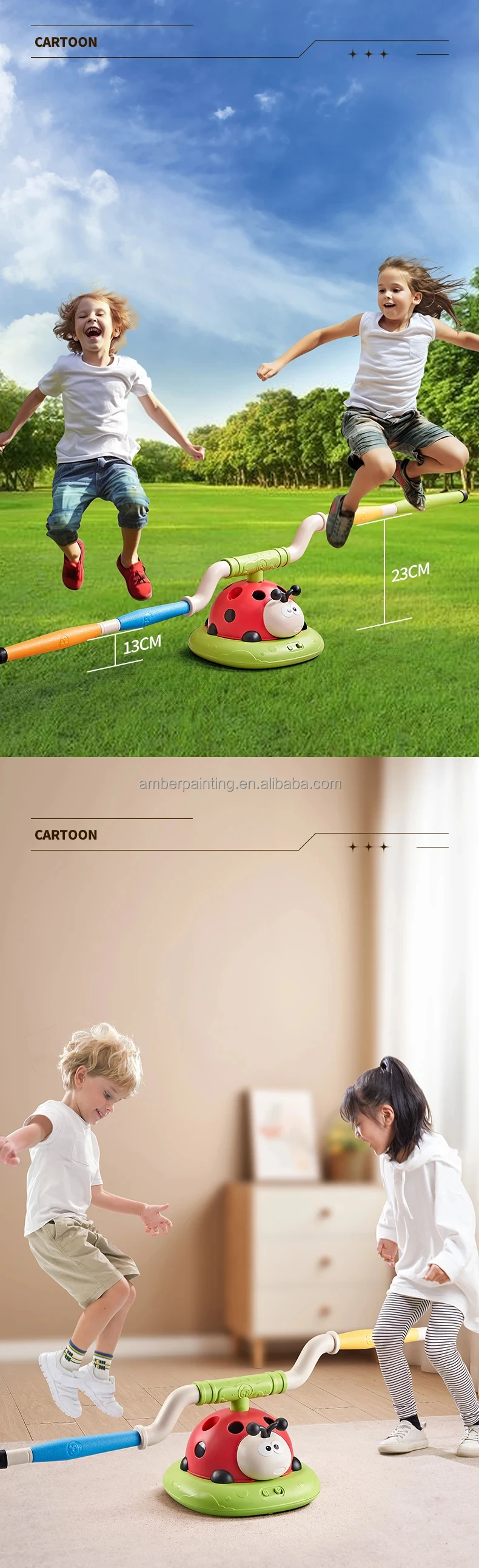 Hot-selling 3 in 1 RC Ladybug Exercise Machine Kid Toy