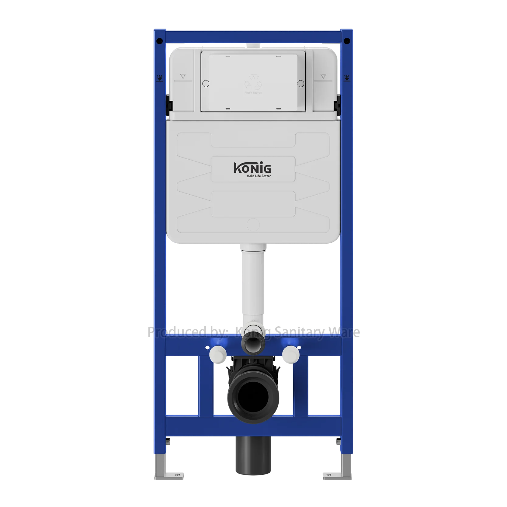 Wall Hung Hdpe Bathroom Concealed Cistern With Frame In Wall Cistern ...