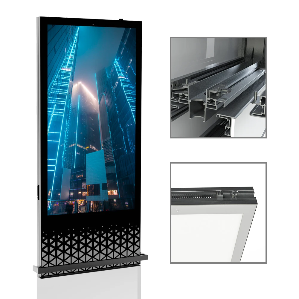 Alibaba.com: JCD 1000nits Floorstanding LED LCD Digital Signage with ...