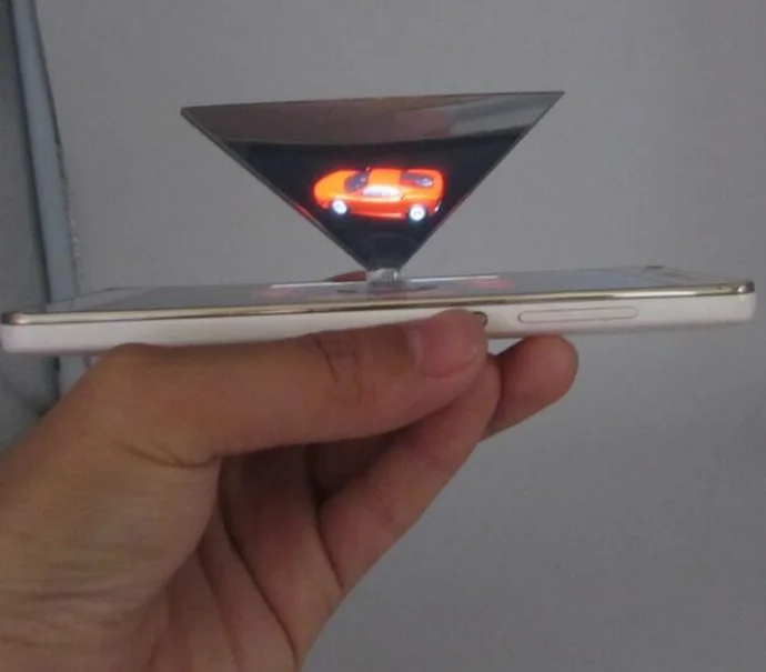 High Quality Holographic Projection Pyramid Mobile Phone 3D Hologram ...