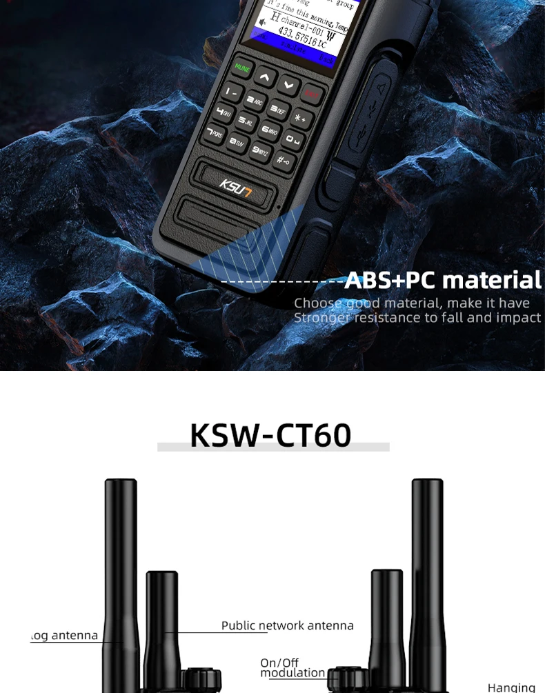 Ksun Ct60 Poc Global 15km 100km 5000km Range 4g Network Analog Dual ...