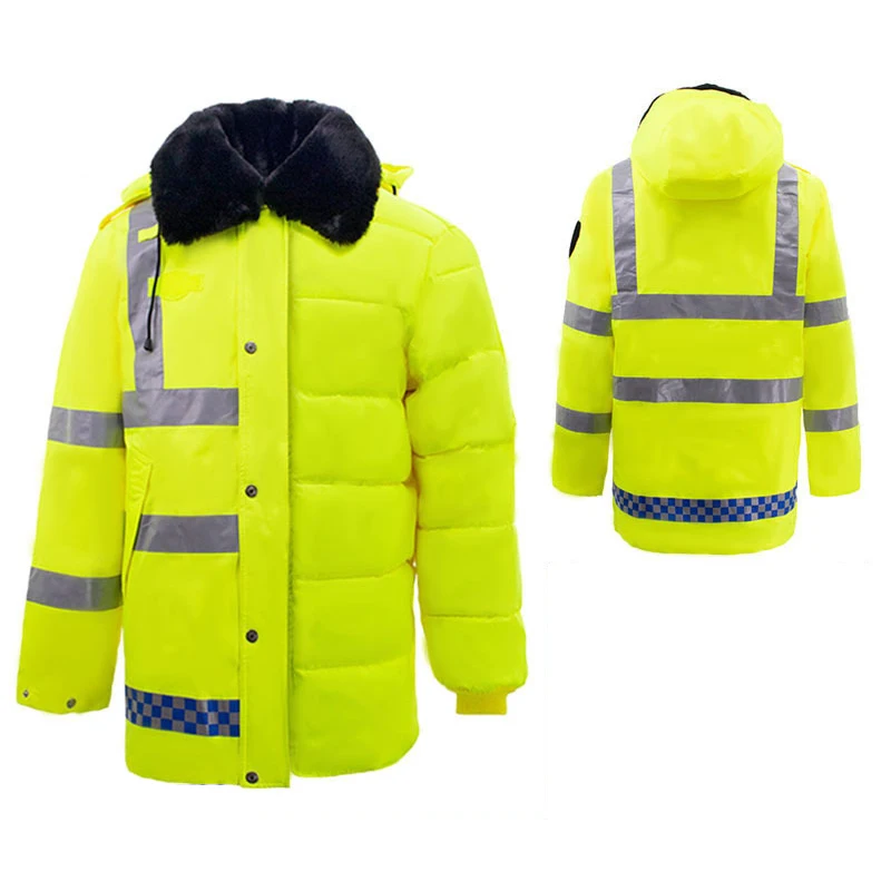 Customizable Fluorescent Reflective Jacket Detachable Uniforms Clothing ...