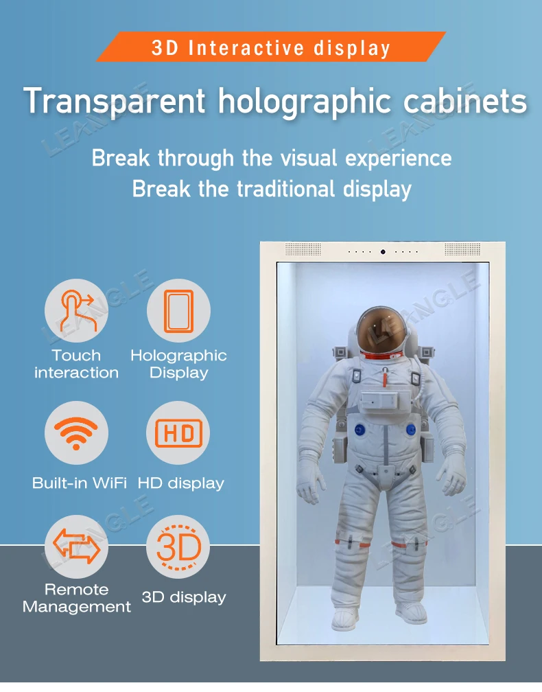 86inch Human Size Interactive 3D Hologram Box - UTOUCH