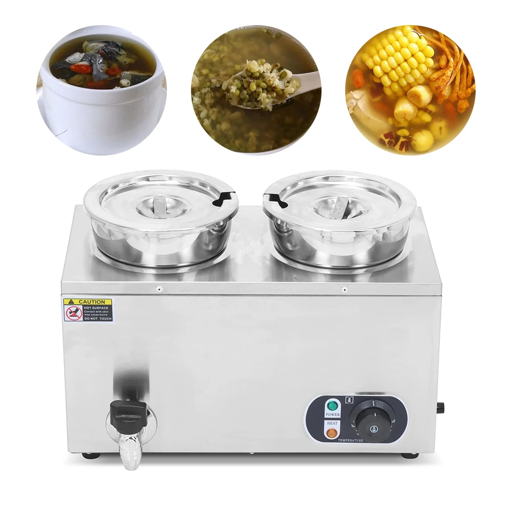 Commercial Electric Buffet Food Warmer 2-tank Hot Food Bain Marie ...