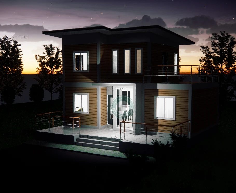 2 Storey 126sqm Modular Container Residential House in Israel