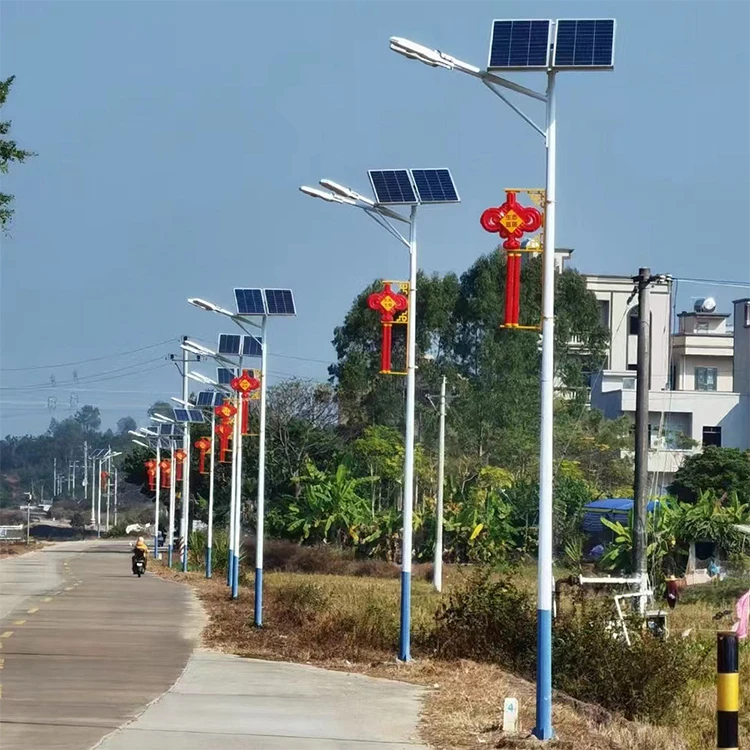 Chinese Factory Solar Polysilicon Panel Outdoor Solar Powered Street ...