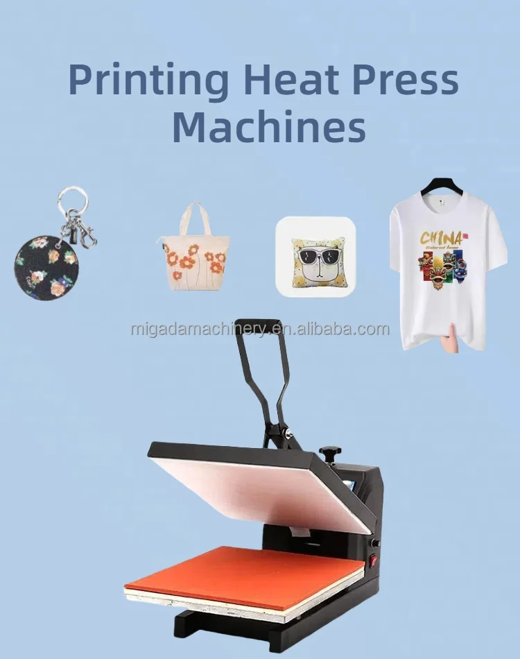 Heat Transfer Machine Diy Flatbed Printer Transfer Shoes T-Shirt ...