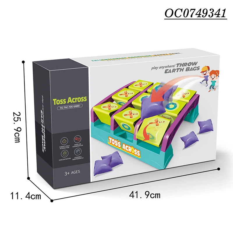 Kids Tic-tac-toe Toss Across Game Bean Bag Toss Game For Kids Toss Game ...