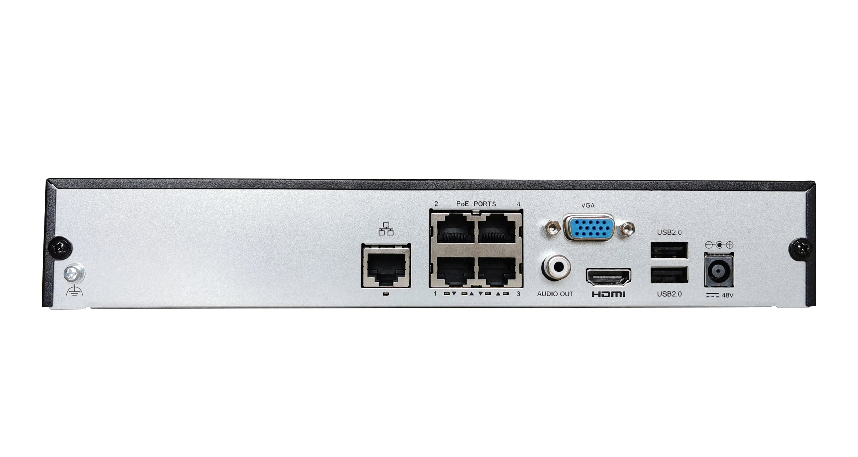 4CH NVR 4K - Reliable Video Surveillance with POE Support