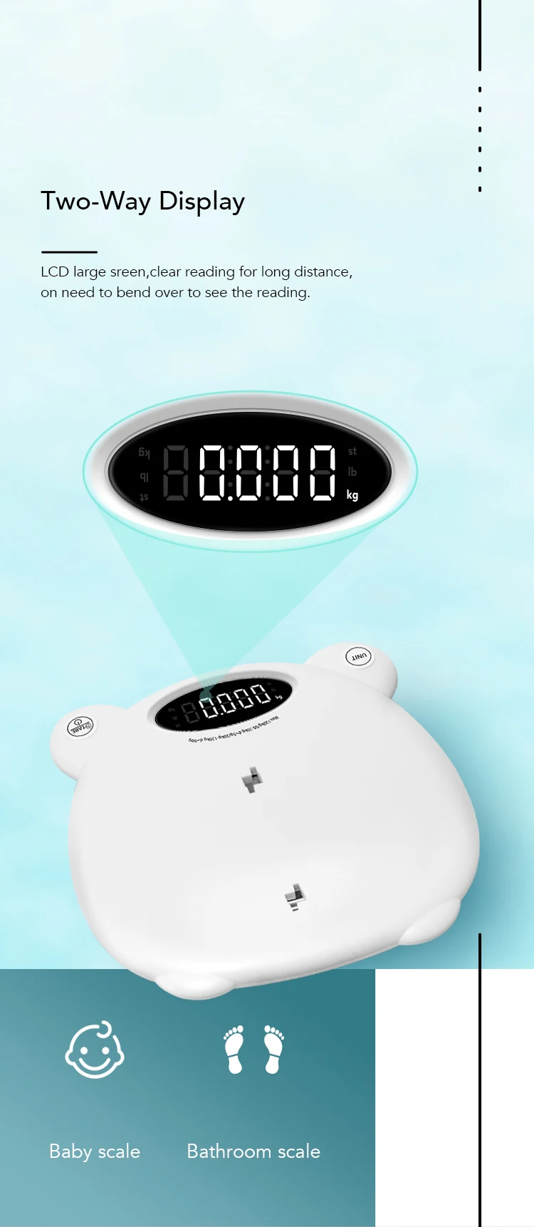 Baby Weighing Scale Put Mat Measuring Weight Bascula Baby And Adult ...