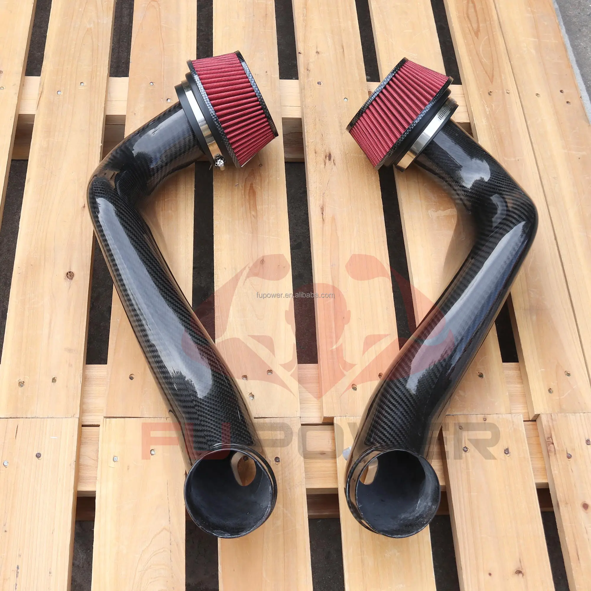 FOR BMW x5m x6m F85 F86 Dry Carbon Fiber Cold Air Intake (Flat ...