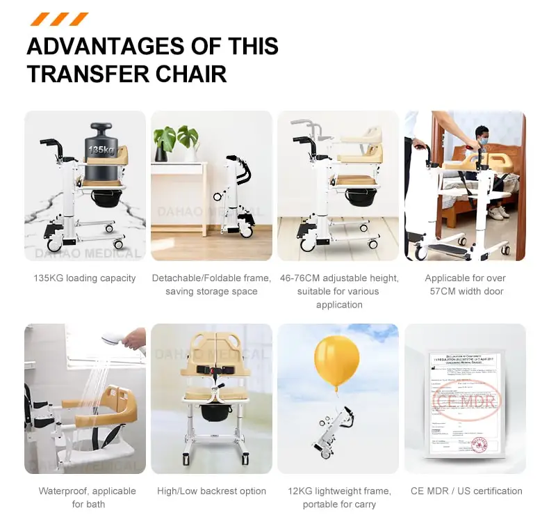 Heavy Duty Disabled Patient Care Hoist Moving Machine Electric Lift ...