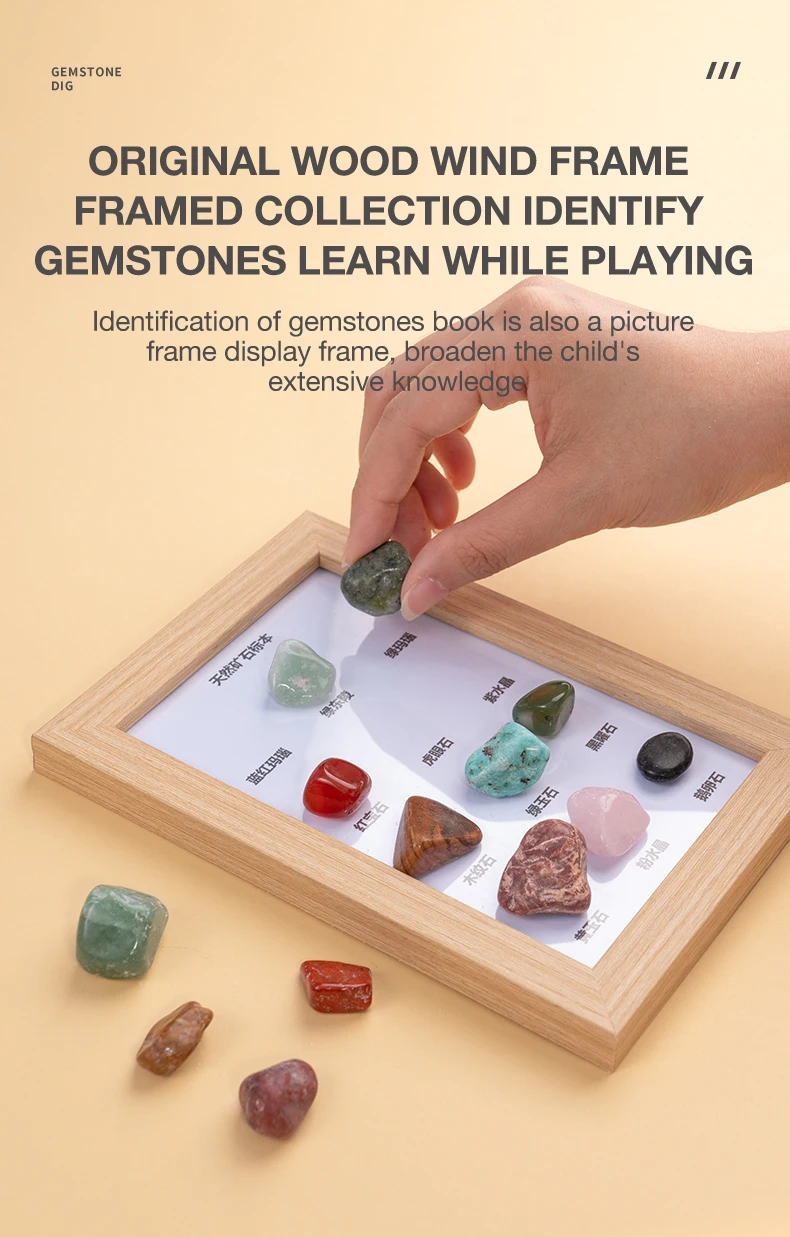 Crystal Dig Kit for Kids - Educational Mineral Treasure