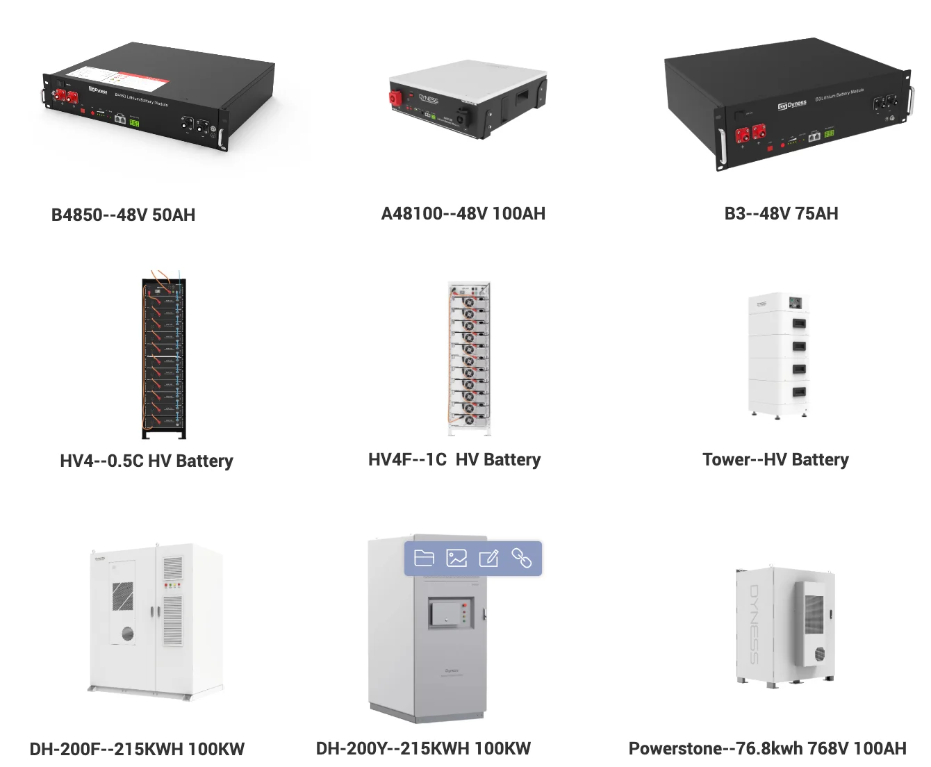 Dyness DL5.0 51.2V 5.12KWH Lithium Battery 51.2V Solar Battery 100AH 5 ...
