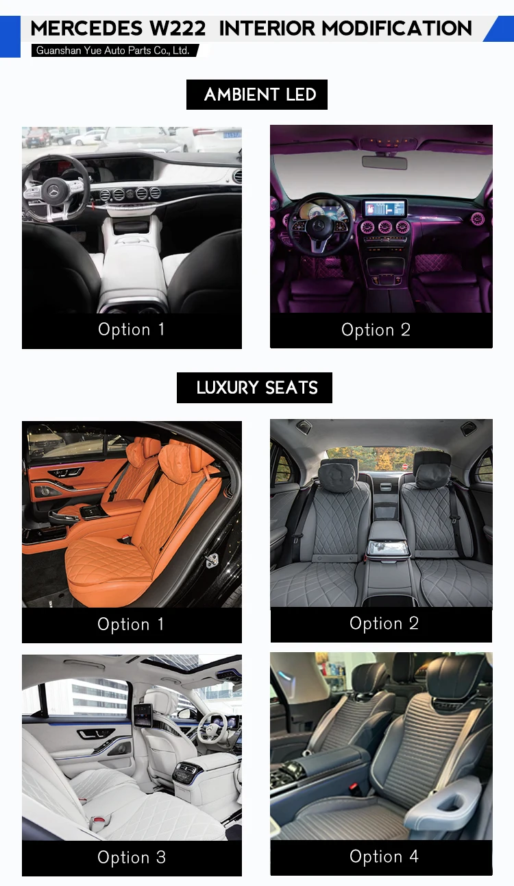 Mercedes Benz S-Class W221 AMG Trim Full Vehicle Interior Upgrade in ...