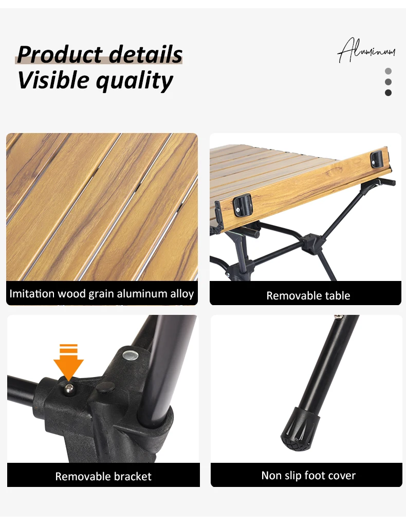 Outdoor Garden Multifunctional Compact Ultralight Beach Aluminum Alloy ...