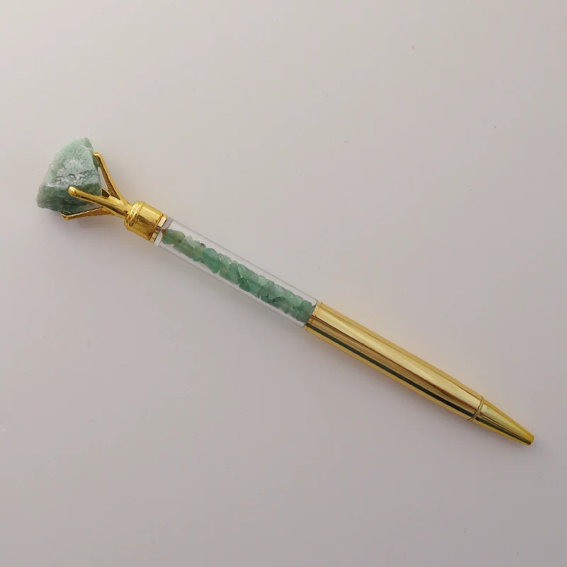Wholesale Crystal Pens Crystal Stones Healing Gift Custom Logo Pen ...