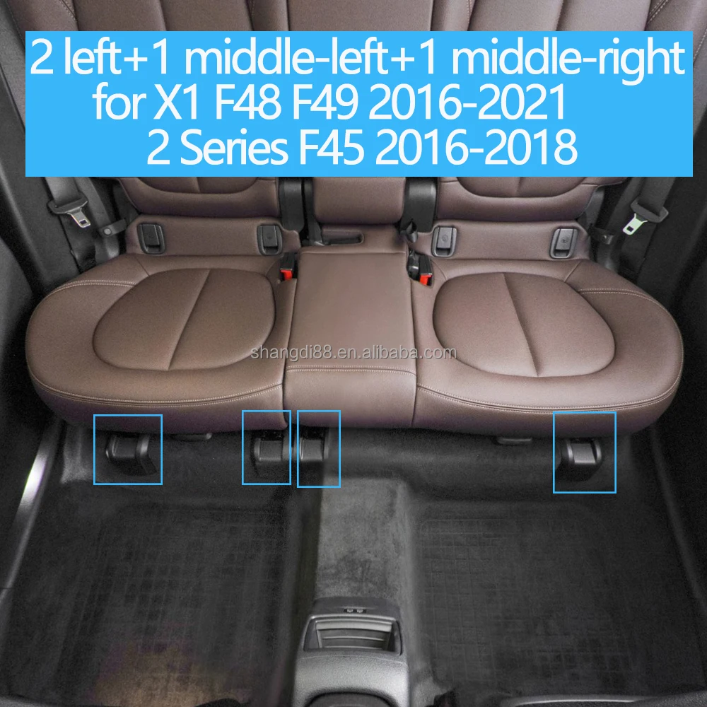 Car Rear Seat Rail Sliding Track Trim Cover Replacement for BMW X1, X2 ...