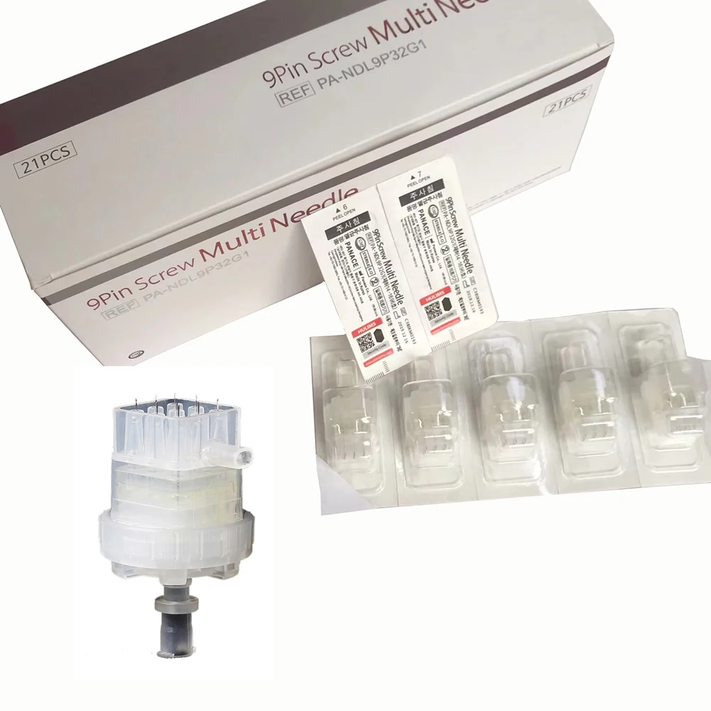 32g/34g Multi Needle 9pin For Ez Dermal Filler Injector Water Vacuum ...