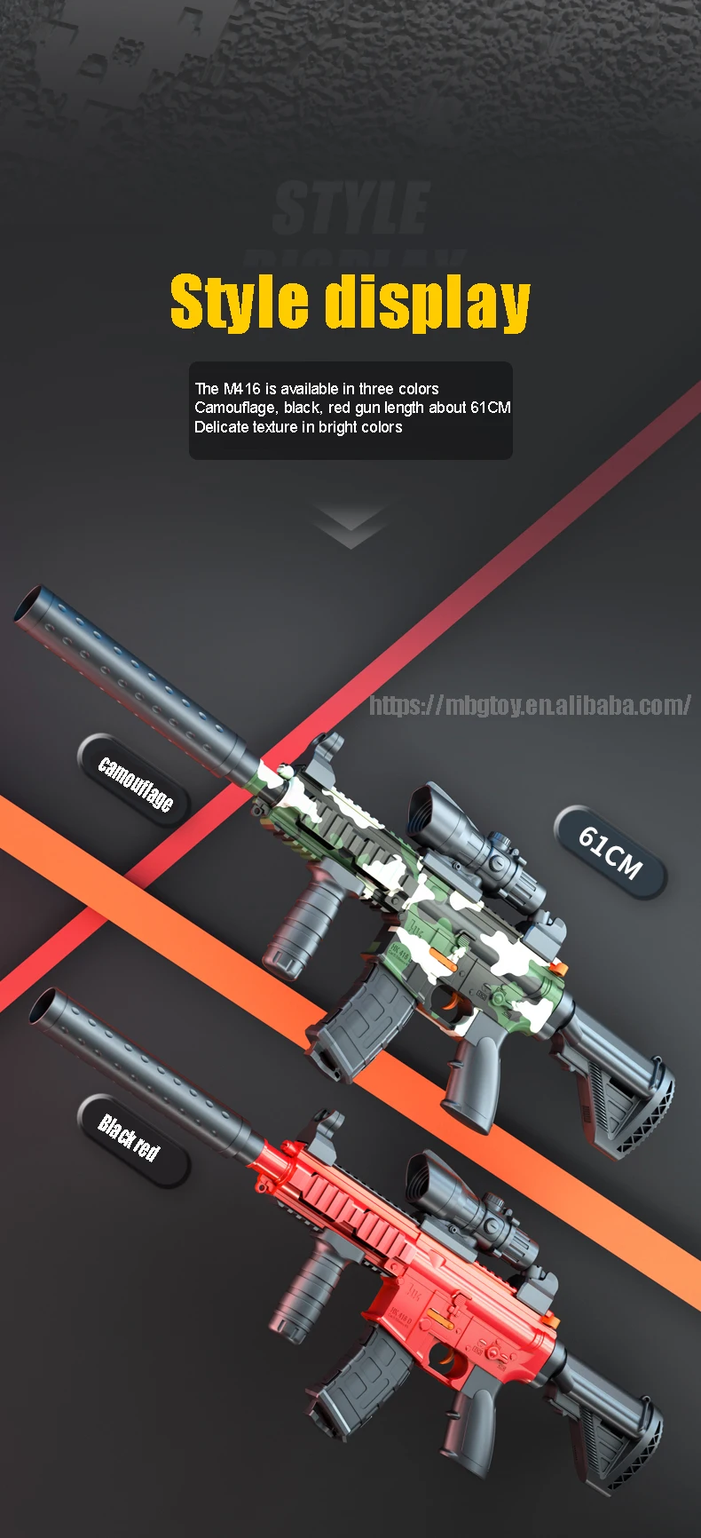 M416 Soft Bullets Gun Down Feed Manual Pull Bolt Children's Assault Rifle Single-shot Simulation ...