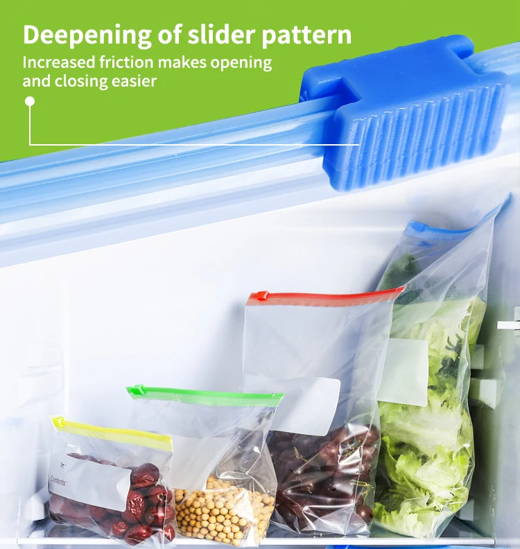 Custom Sealable Sustainable Transparent Plastic Zipper Lock Bag White ...