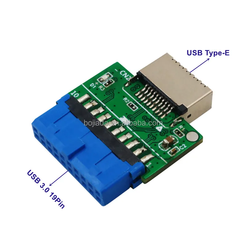 Usb Type-e Connector To Motherboard Usb3.0 19pin Header Converter Adapter Card - Buy Usb Type-e ...