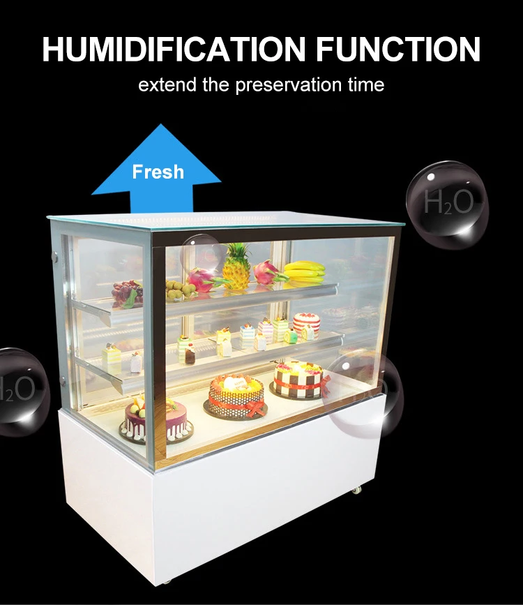 Commercial Bakery Freezer Showcase Upright Cake Chiller Fridge For ...