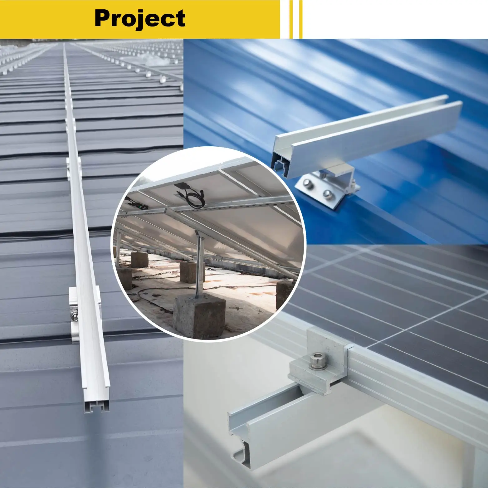 Solarborn Easy Installation Aluminum Solar Mounting Rail Solar Panel ...