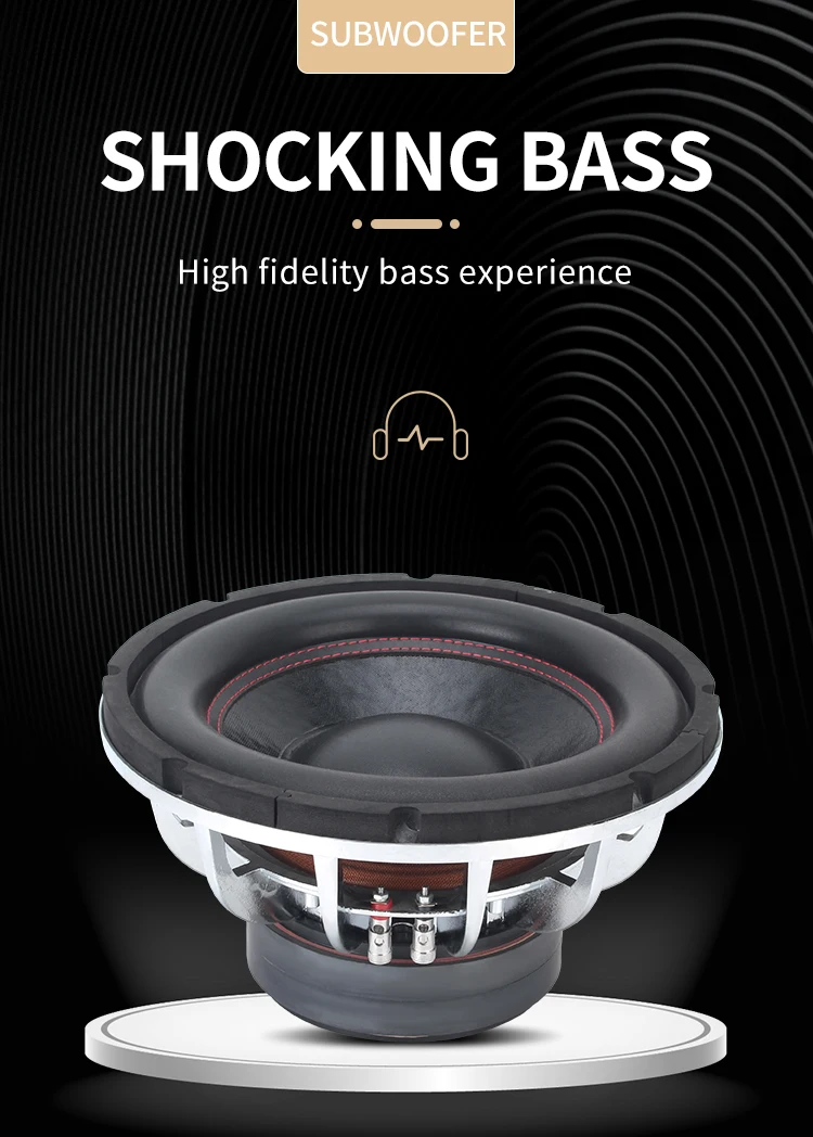 10 Powered Subwoofer 18 Inch Neodyminun Universal Car Bass Speaker ...