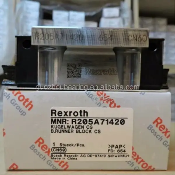 Original Rexroth Linear Guideways Linear Guide Block R205f11420 R205f ...
