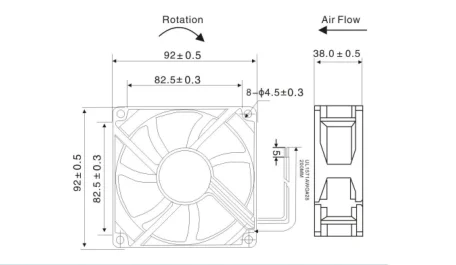 9238s Oil Cooling Fan - Efficient Brushless Solution