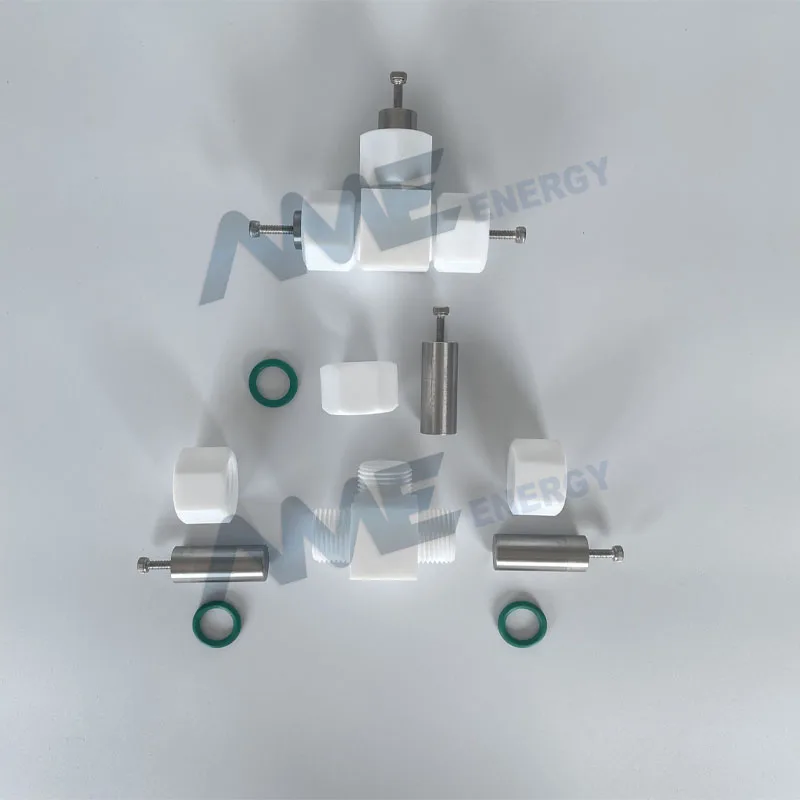 Laboratory Swagelok Type Cell Simulation Three Electrode for Coin Cell ...