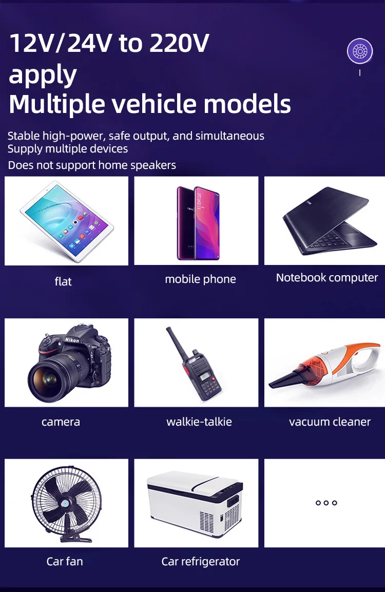 Low Price Dc 12v To 110v Dc Converter 200w Car Power Inverter With 4 ...