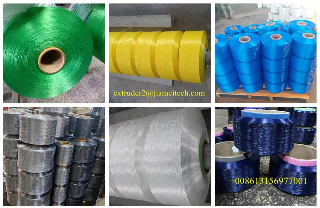 Polypropylene pp Webbing Yarn Spinning Machine GODET ROLLER-DRAWING ...