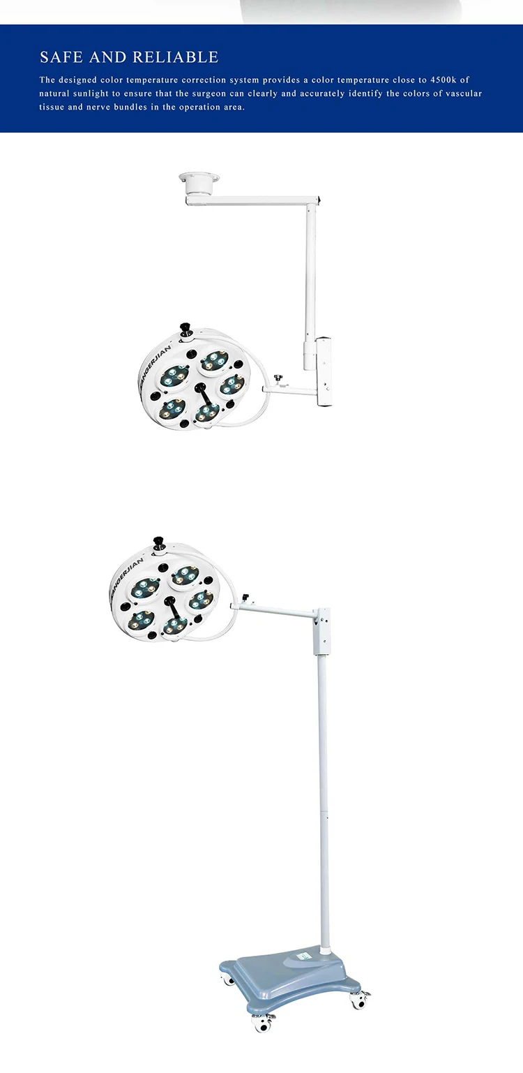 Snmc Dlyl S3 Surgical Light Shadowless Operating Light Ce Mobile Operating Lamp Led Operating ...