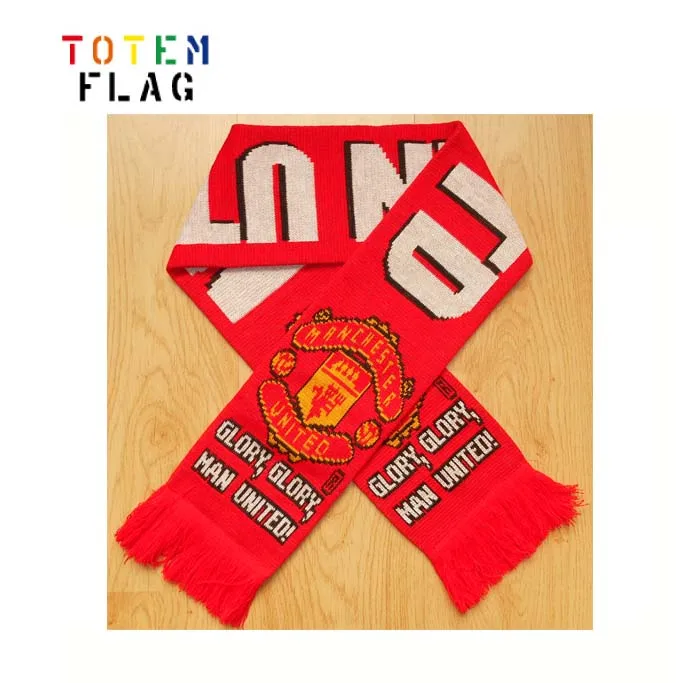 Update Custom Logo Printing Sport Team Football Fan Scarf Fashion ...