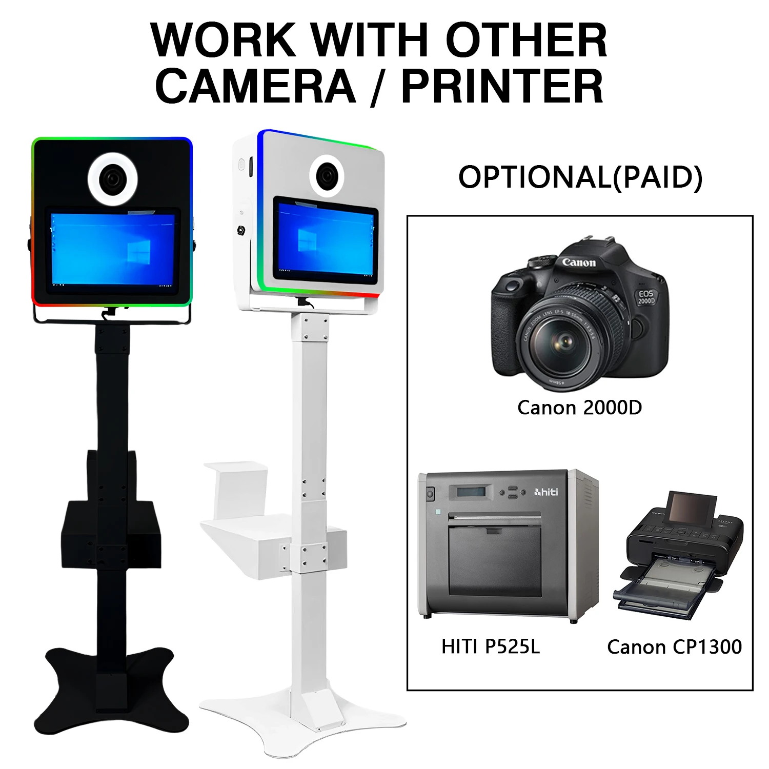 Photo Booth Magic 15.6 Inch Lcd Monitor Touch Screen Dslr For Christmas ...