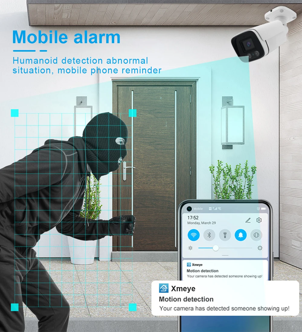 Alibaba.com: ENSTER H.265 4K 5MP Bullet IP Camera, Waterproof, Night ...