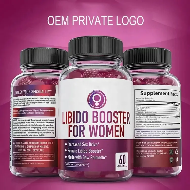 Oem Private Label Libido Booster For Women Gummies With Saw Palmetto ...