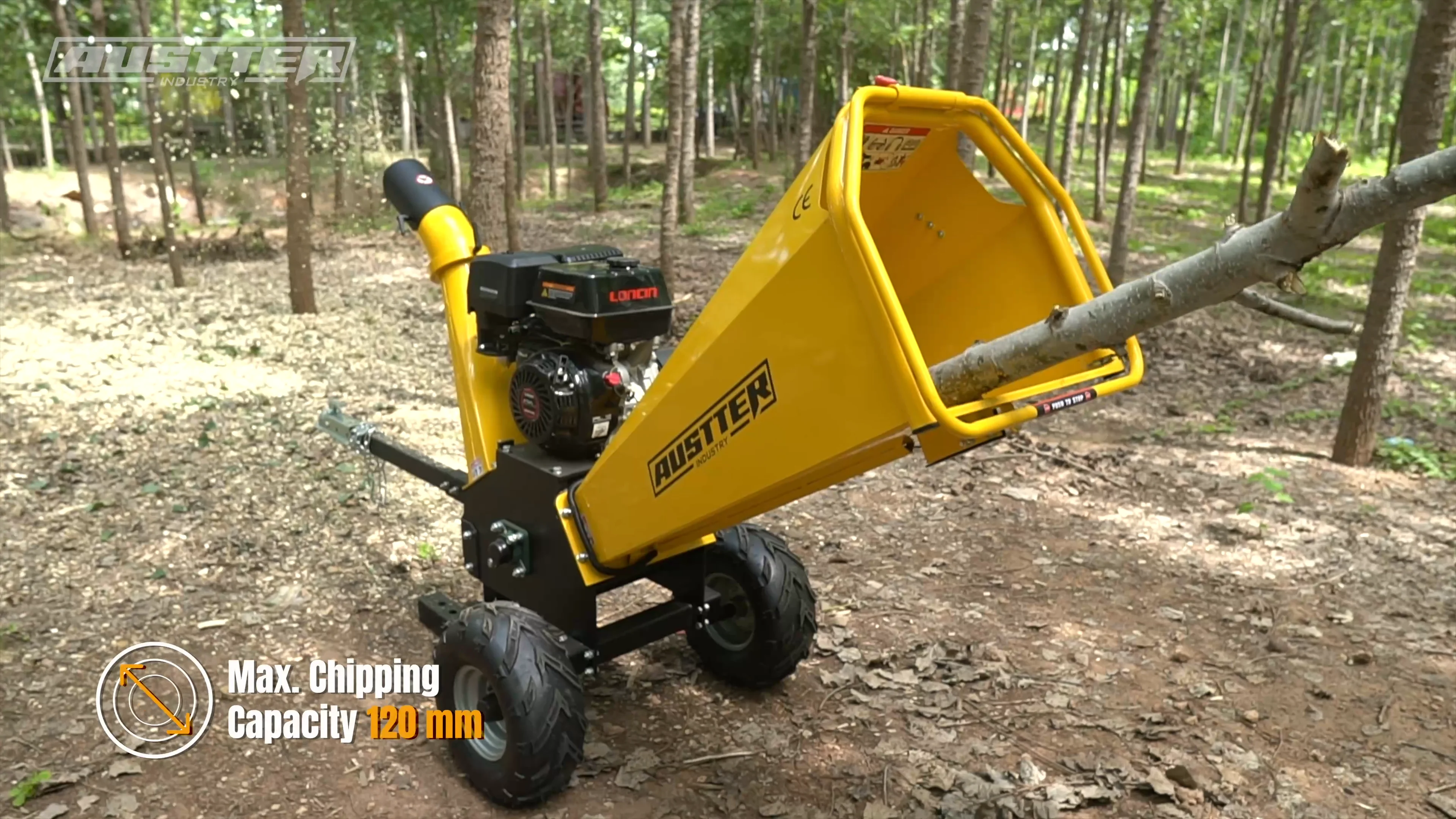 Austter Atv Towable Wood Chipper Wood Branch Chipper Machine Chipper ...