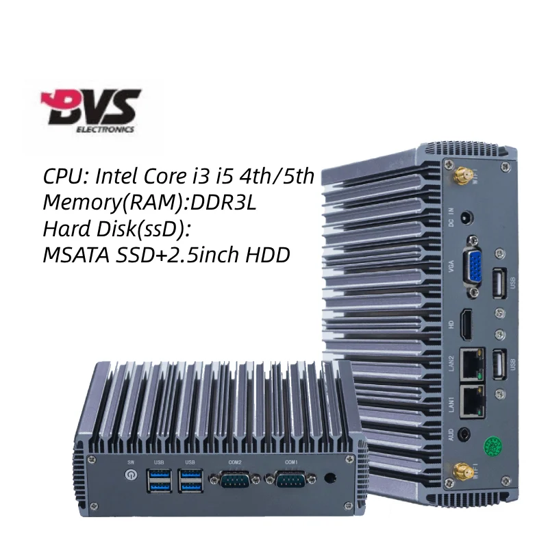 Customized Linux System Core I5 Processor 4+128 Gb Industrial Fanless ...