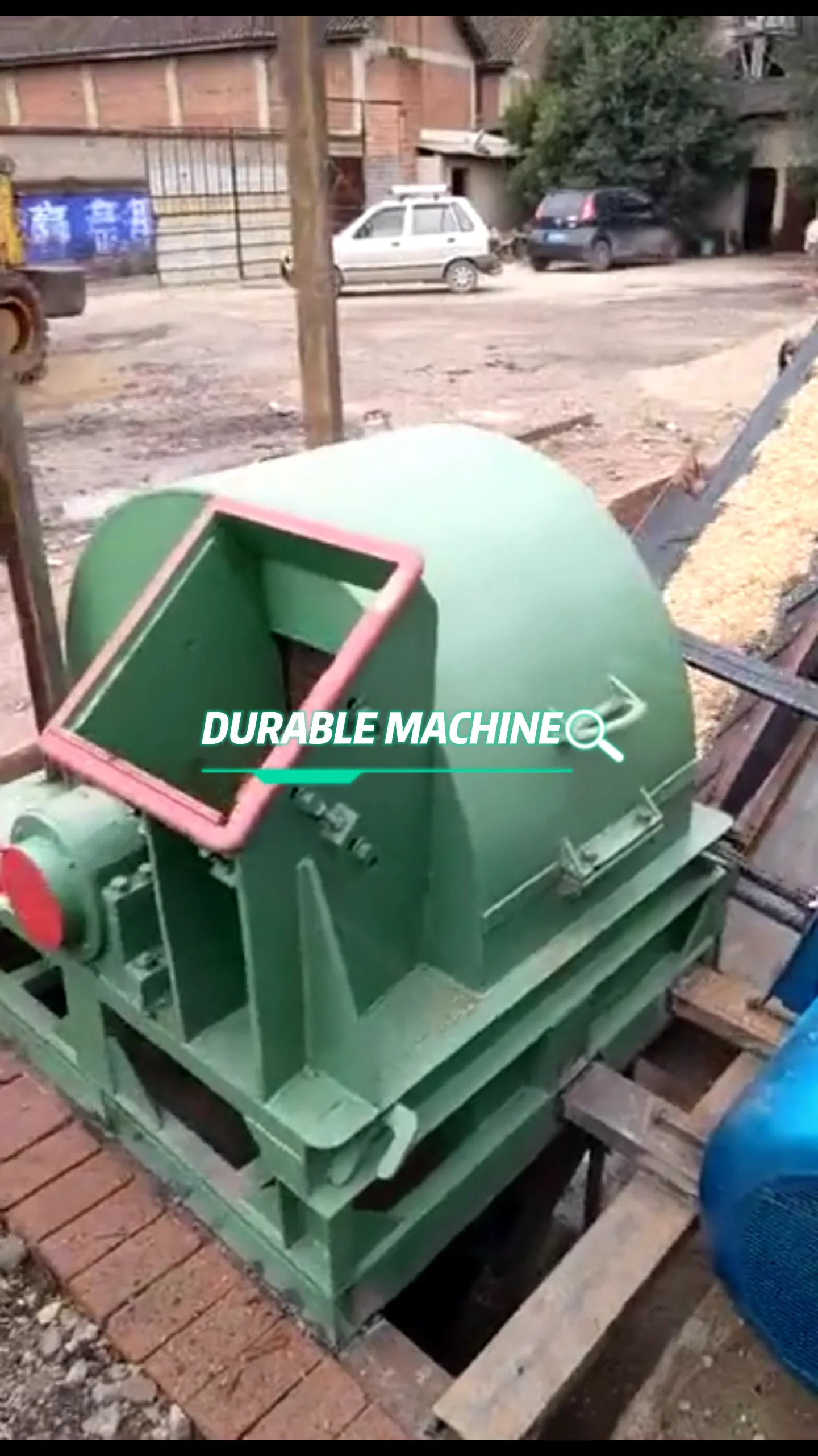 Firewood Processor Banana Trees Shredder Diesel Sawdust Wood Chipper ...
