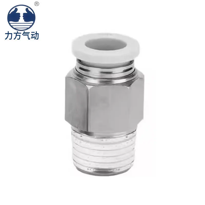AirTAC Connector PC4-M5/PC6-M5/PC4/6/8/10/12-01/02/03/04 Stainless ...