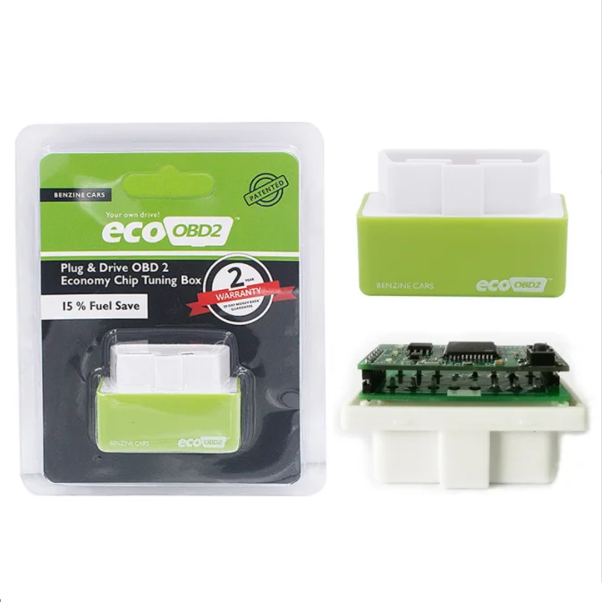 Double Board Eco OBD2 Plug Drive High Performance Chip Power Lower Fuel ...