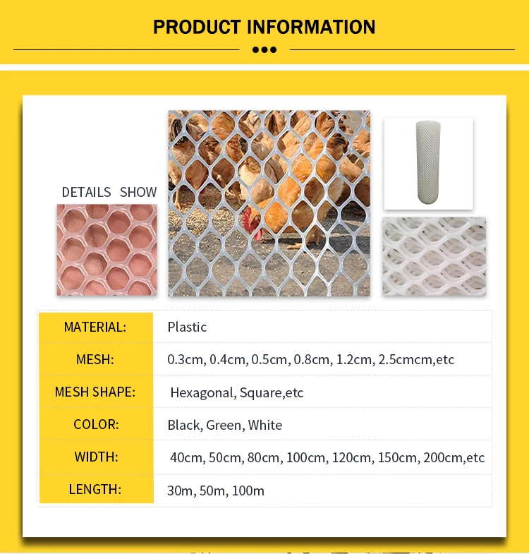 Plastic Chicken Poultry Farm Fence protection Chicken Fence Netting ...