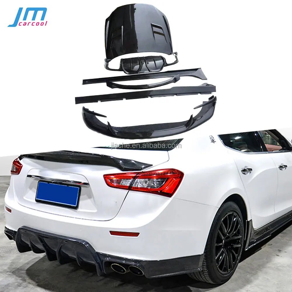 Front Rear Lip Diffuser Spoiler Bumper Guard Side Skirts Engine Hood ...