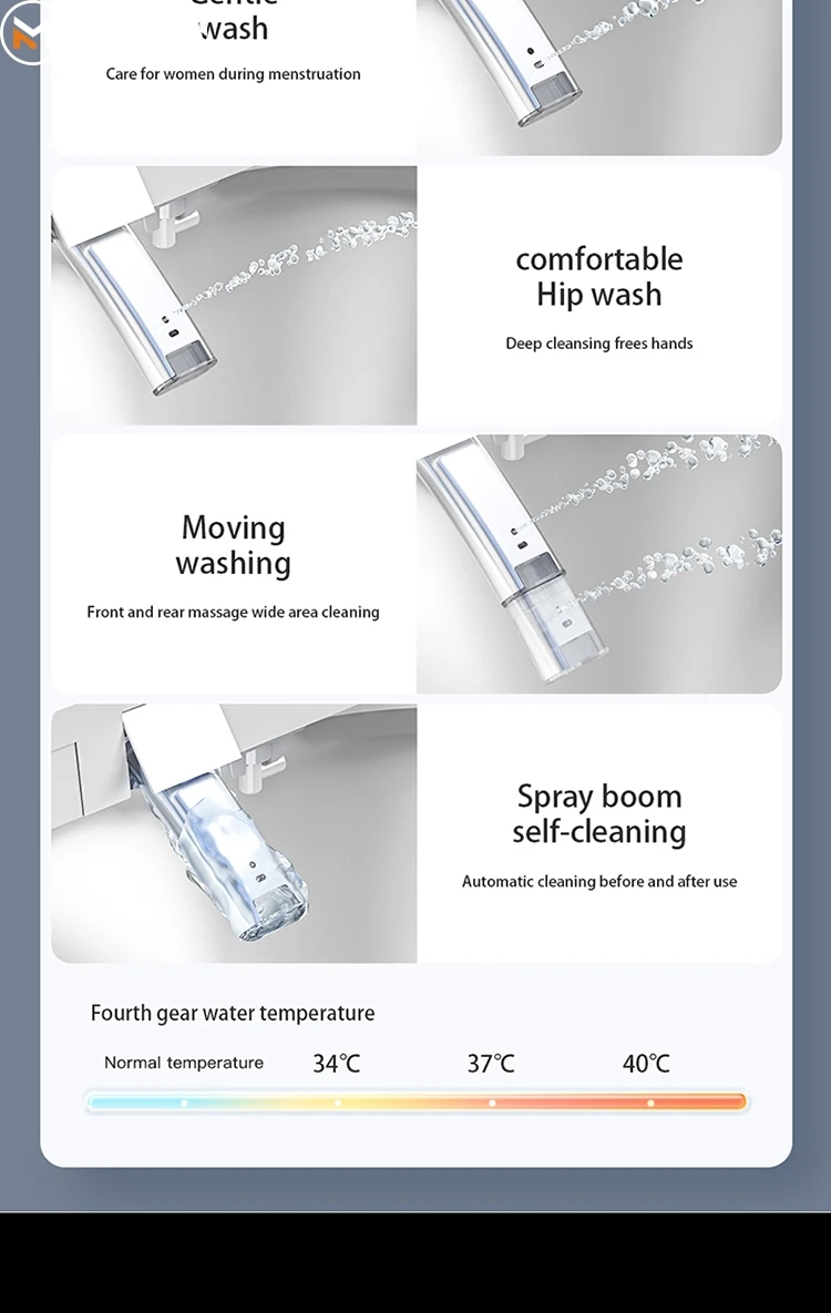 Smart Toilet with Hidden Water Tank - Intelligent Sanitary Ware